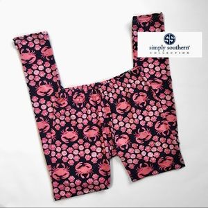 Simply Southern | Pants & Jumpsuits | Nwt Simply Southern Crab Pink And ...